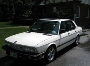 1985 BMW e28 528 in White with Many Upgrades | German Cars For Sale Blog