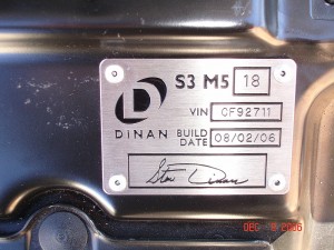 BMW E39 M5 Dinan S3 Badge | German Cars For Sale Blog