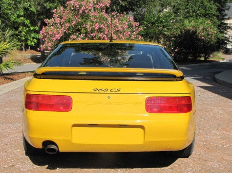 1993 Porsche 968 CS Rear | German Cars For Sale Blog