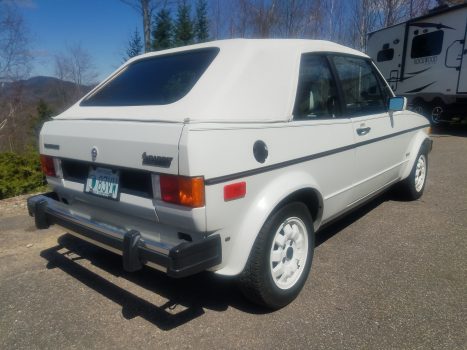 Feature Listing: 1983 Volkswagen Rabbit Convertible Wolfsburg Limited ...